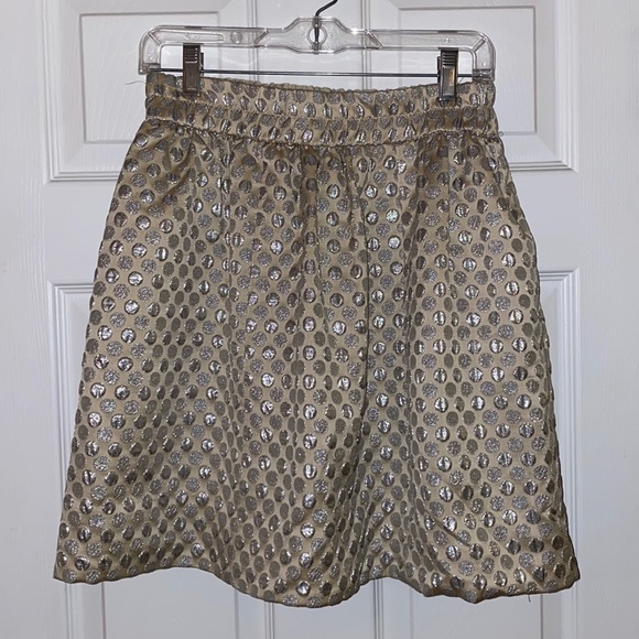 Marc By Marc Jacobs | Skirts | Marc By Marc Jacobs Gold Silver Fancy ...